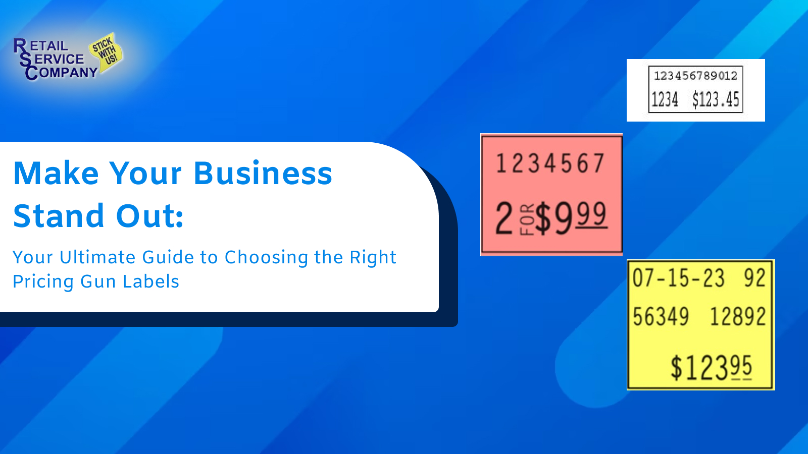 Your Ultimate Guide to Choosing the Right Price Gun Labels